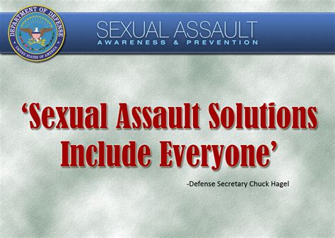 Sexual Assault Solutions Include Everyone