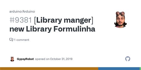Library Manger New Library Formulinha · Issue 9381 · Arduinoarduino