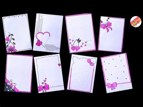 8 Easy Project Border Designs Front Page Design