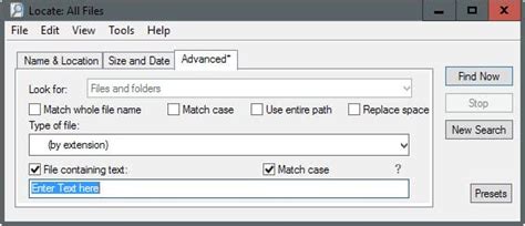 locate text in files ghacks tech news