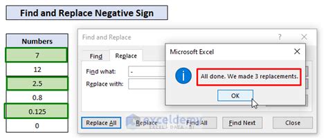How To Remove Negative Sign In Excel 7 Methods Exceldemy