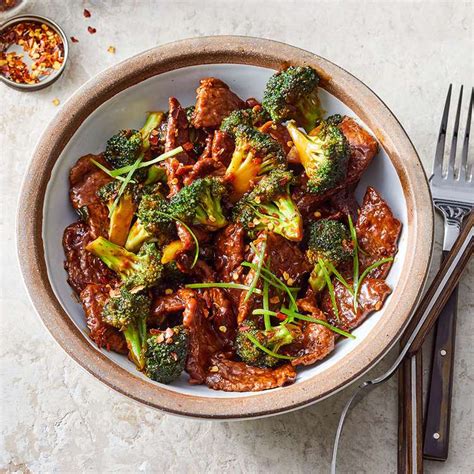 Scallion Ginger Beef And Broccoli