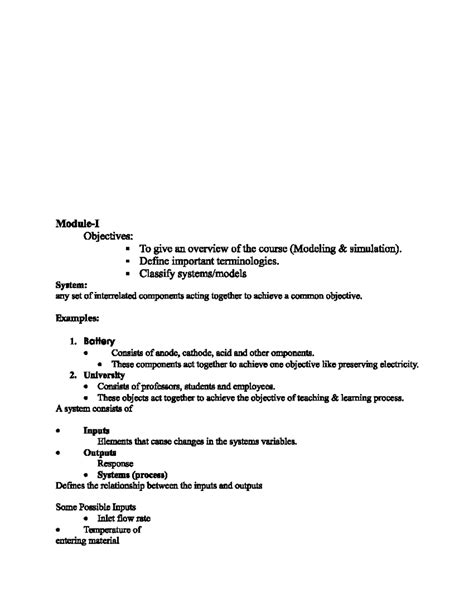 Modeling And Simulation Computer Science And Engineering Studocu
