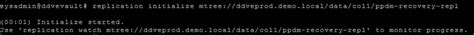 Initialize The Replication Context From The Vault Dd Dell Powerprotect Cyber Recovery