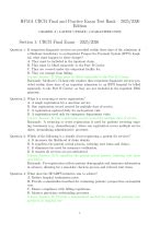 HFMA CRCR Final And Practice Exam Test Bank Edition