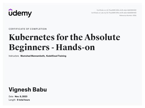 Completed Kubernetes 101 On Udemy Vignesh Dayalan Posted On The Topic Linkedin