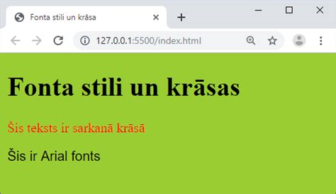 HTML praktiskie uzdevumi WEB programmēšana
