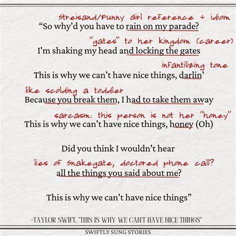 This Is Why We Cant Have Nice Things Meaning Line By Line Swiftly