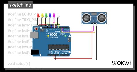 Pendeteksi Banjir Tugas O Wokwi Esp32 Stm32 Arduino Simulator