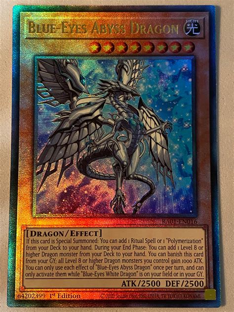 Blue Eyes Abyss Dragon Ra01 En016 Genesis Tcg