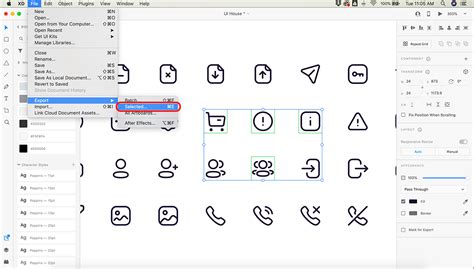 How To Export Multiple Objects From Xd Adobe Tutorials