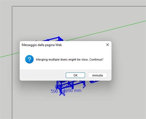 Merging Multiple Items Might Be Slow Message Poping Up Sketchup Sketchup Community