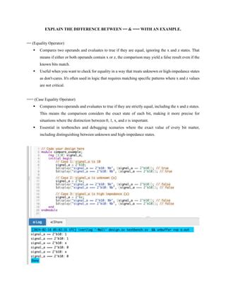 RTL Coding Basics In Verilog Hardware Language PDF