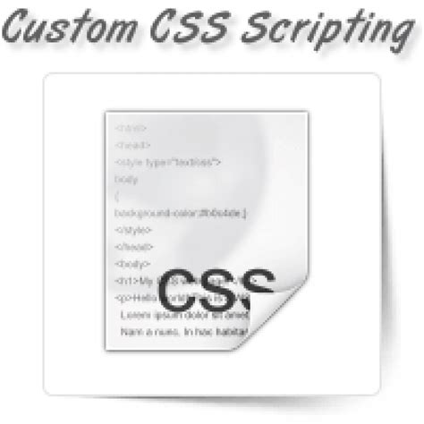 Custom Css Scripting