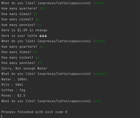 GitHub Zyadhassan Coffee Machine Coffie Machine Game Implemanted By Python