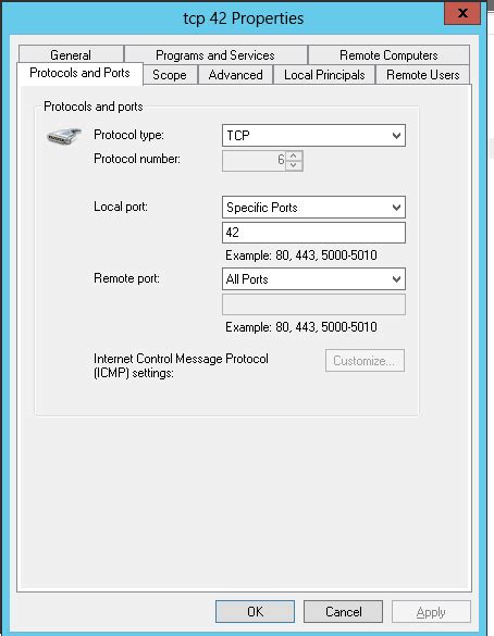 Windows Firewall Some Ports Not Listening Server Fault
