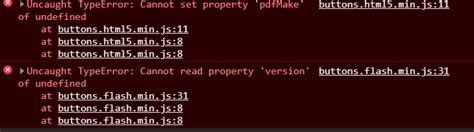 Uncaught Typeerror Cannot Set Property Pdfmake — Datatables Forums