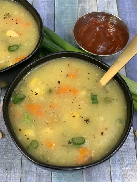 Sweet Corn Soup Instant Pot And Stovetop Indian Veggie Delight
