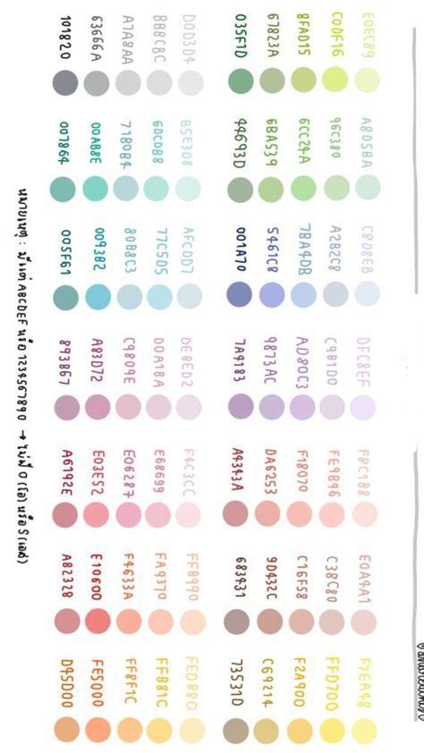 Color Codes For Canvas