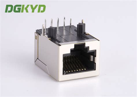 Megabit RJ Integrated Magnetic Modular Jack Right Angle Rj Manufacture Factory