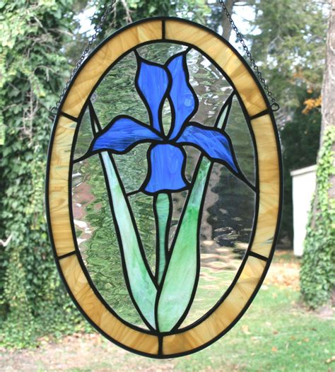 Stained Glass Iris Pattern At Dennis Aguayo Blog