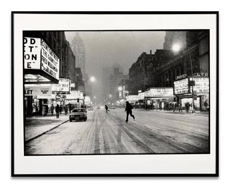 Sold At Auction Martha Cooper Martha Cooper 1943 Time Square In Snow