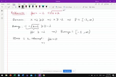 solved for the following exercises find the domain range and all