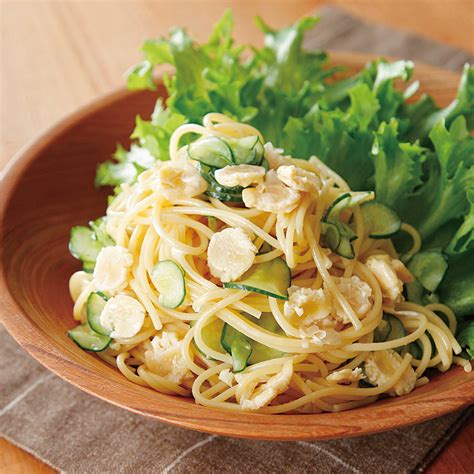 打ち豆のパスタサラダ｜だいどこログ 生協パルシステムのレシピサイト