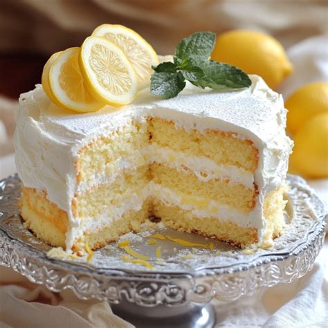 Delightful Italian Lemon Cream Cake Yummly Easy