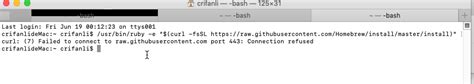 【已解决】win中vmware的macos安装brew报错： Port 443