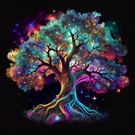 ai generated rainbow tree free image on pixabay