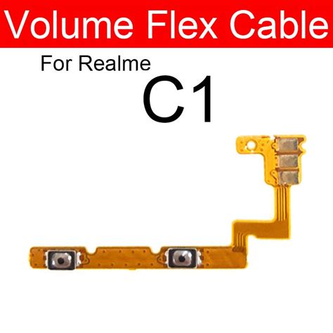 Power Volume Button Flex Cable For Oppo Realme C C C C C C C Side Volume Power Mini