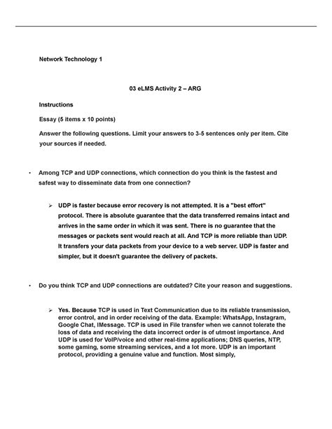 03 e lms activity 2 arg lecture notes network technology 1 03 elms activity 2 arg