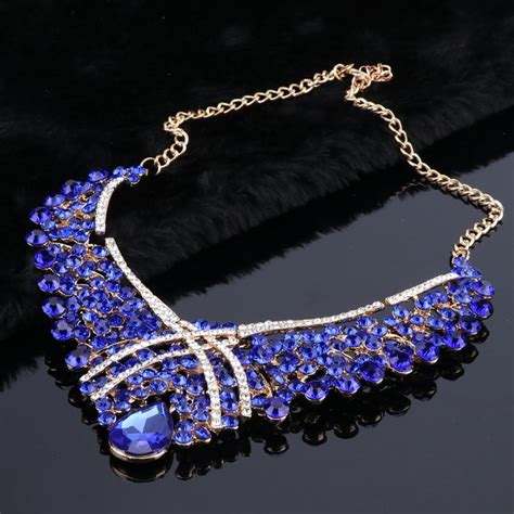 Badu Bg Модни булчински комплекти бижута Сватбени колиета Обеци за булки Аксесоари за парти