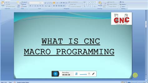 what is cnc macro programmings youtube