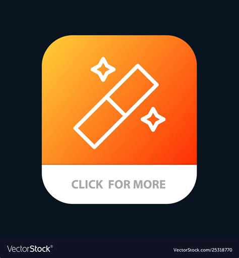 Design Graphic Tool Mobile App Button Android Vector Image