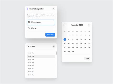 Core Dashboard Builder Date Time Picker Dating Ui Kit App Design Inspiration