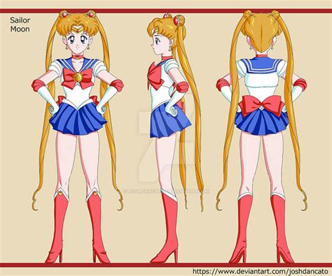 Sailor Moon Model Sheet By Joshdancato On Deviantart