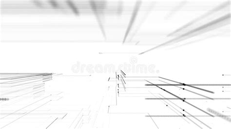 Abstract Glowing Structure Of Lines Modern Technology Stock Video