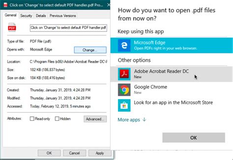 Set Adobe Reader As Default PDF Program In Windows