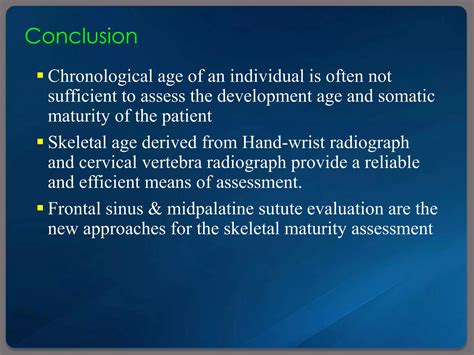 Skeletal Age Assessment Pptx