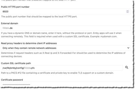 Not Worling Pfx File Is Configured But Not Active Linux Emby Community