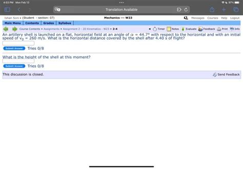 Solved The Velocity Vector V1 Has A Magnitude Of 40 Ms And