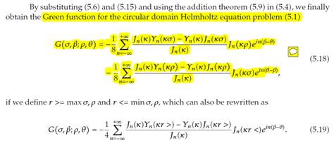 Local Green Function For Convection Diffusion In A Disk Researchgate