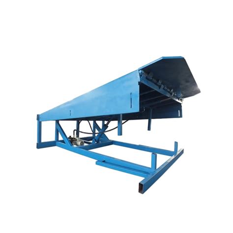 Hydraulic Board Dock Leveler Mechanical Manual Dock Leveler Steel Container Ramp For Forklift