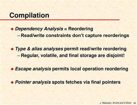Ppt Improving The Java Memory Model Using Crf Powerpoint Presentation