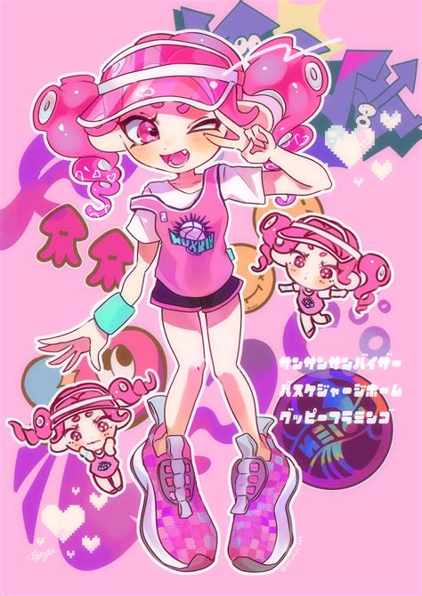 Octoling And Octoling Girl Splatoon Drawn By Payayo Danbooru
