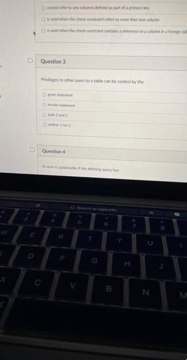 Solved Refers To Any Number Of Columns Question 2 1 Pts A