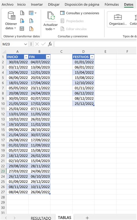 FunciÓn Definida En Power Query Para Calcular DÍas Laborables Entre Dos Fechas Excel Signum