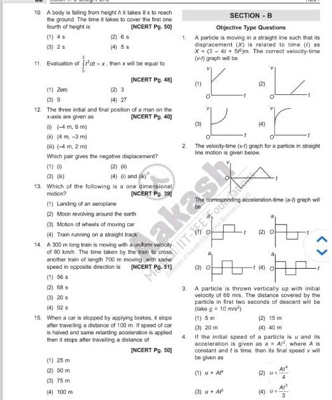 −4m 2 M 2 The Velocity Time V F Graph For A Particle In Straight Wh